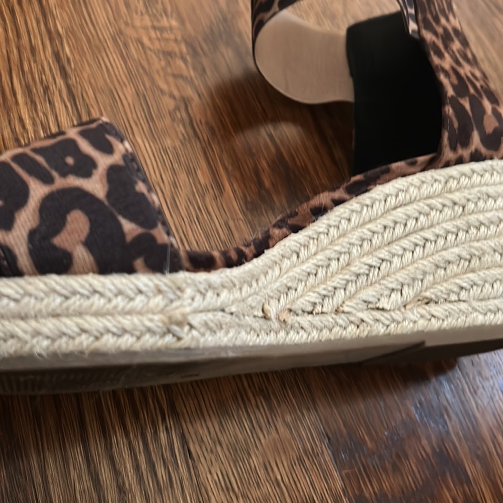 Leopard Print Wedge - Gem